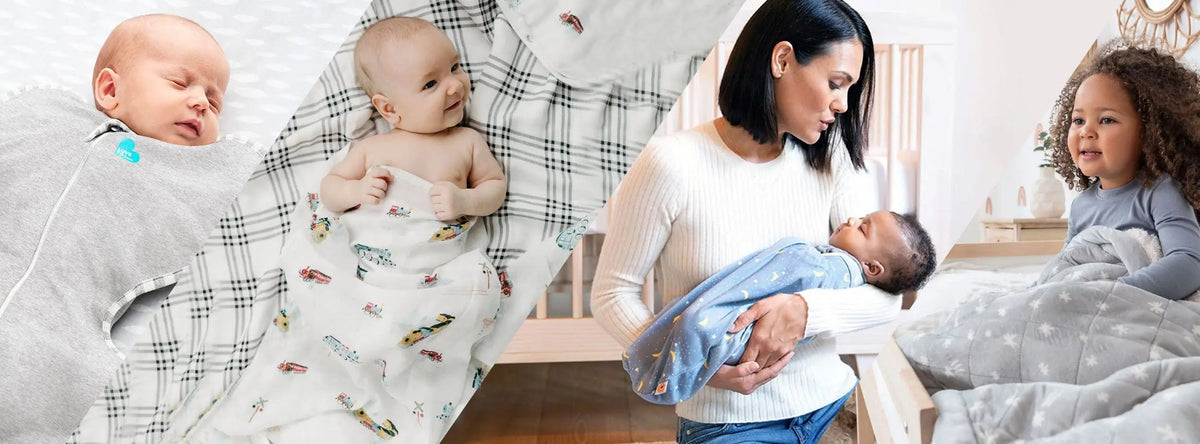 Swaddle vs Sleep Sack | When to Use Each | baby enRoute