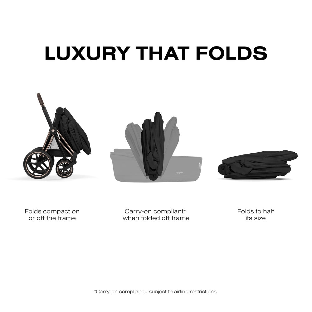 Cybex Platinum Priam 5 Fold Lux Carry Cot | baby enRoute Canada